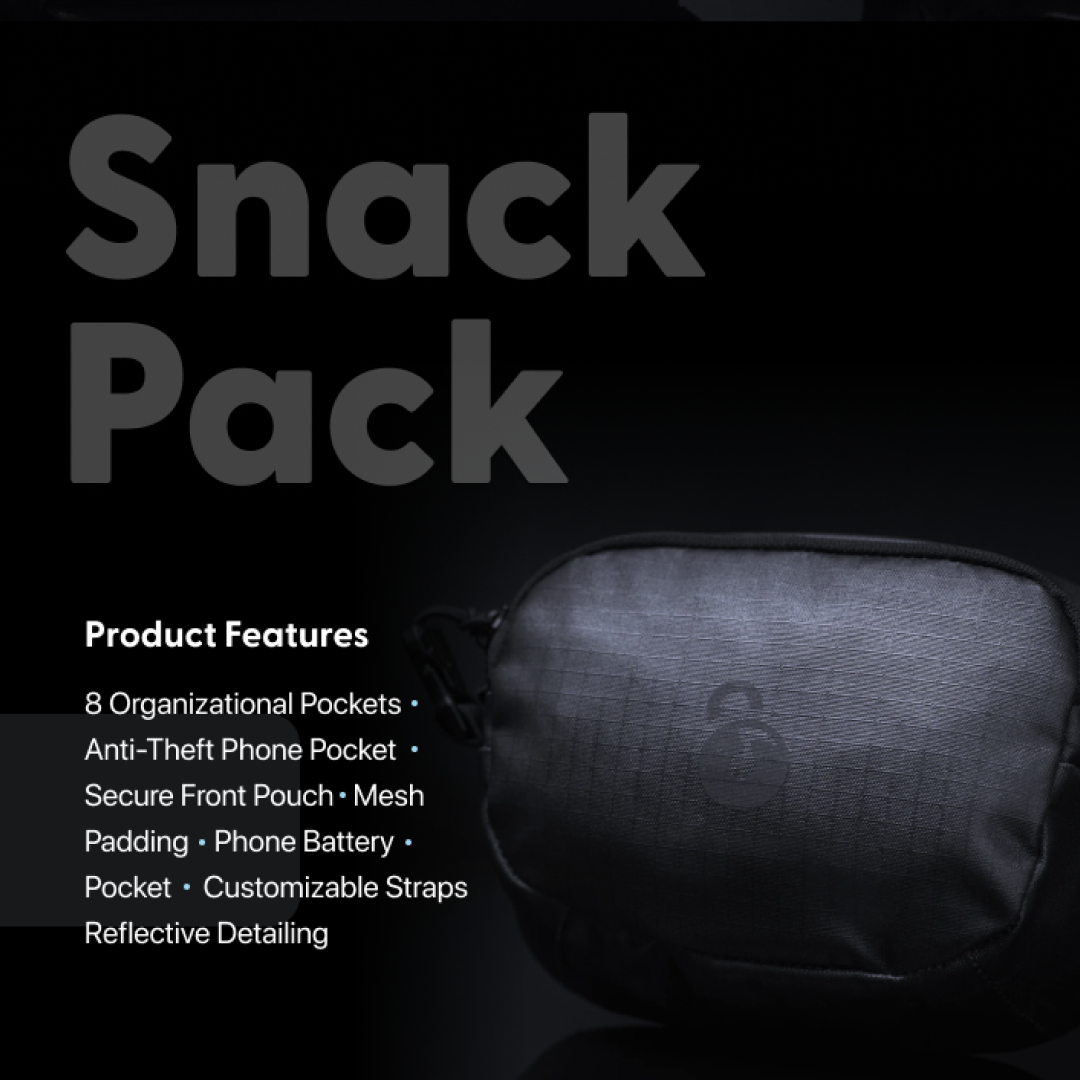 Anti-Theft Fanny Pack for Music Festivals, Concerts, Raves - Lunchbox Packs