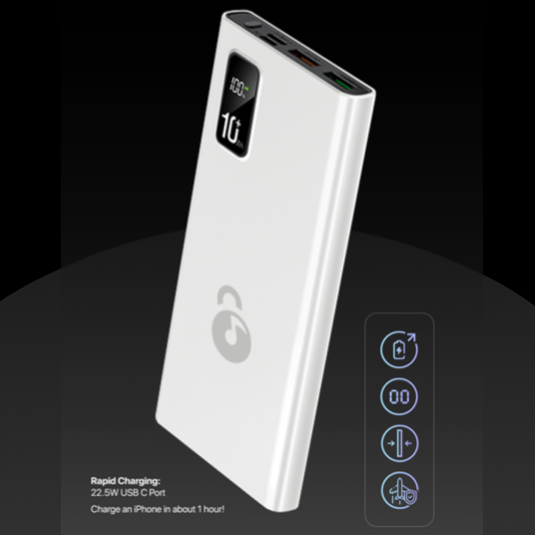 Powerbox External Battery (White) - Lunchbox Packs